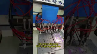24 Colors PVC Patch Dispensing Machine for Making Silicone Cartoon Figures Keychains