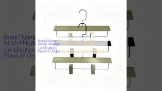 Durable Non Slip Plastic Trouser Hangers for Hotels