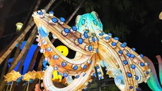 Giant Octopus Lantern Custom Event Sculpture for Parks