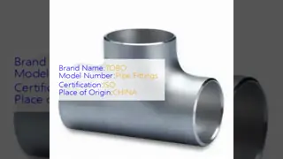 High Quality Stainless Steel Butt Weld Reducing Tee Fittings
