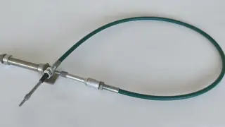 Stainless Steel Push-Pull Control Cable Assembly With Cylinder