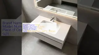 Modern Seamless Solid Surface Vanity Basin
