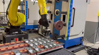 Edge Finishing Robotic Grinding Machine For Automotive Parts