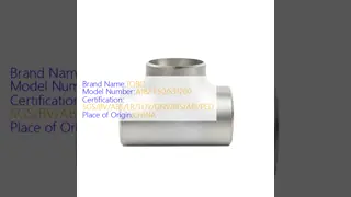 Super Duplex Steel Barred Tee ASME B6  Pipe Fittings