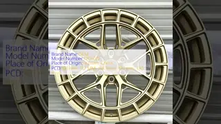 Custom Gold Forged Wheels Upgrade Your Luxury Car