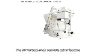 MP Series Vertical Shaft Concrete Mixer