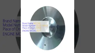 ISUZU 4HG1T Engine Piston High Quality Replacement Parts