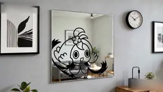 Custom UV Printed Acrylic Decorative Mirror