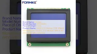 12864 LCD Graphic Module 8 Bit Interface Overview