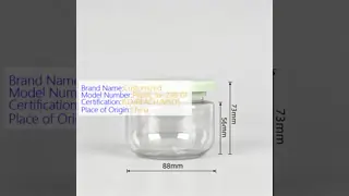 Premium 250ml PET Cosmetic Jar for Face Cream Packaging