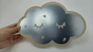 Wooden Plywood Acrylic Wall Mirror