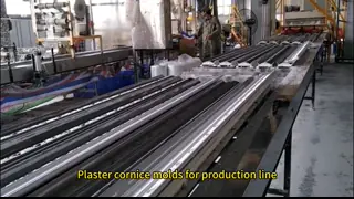 Plaster cornice mould for production line