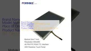 7 Inch RGB TTL LCD Touch Screen 800x480 Display Module