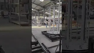 Stainless Steel Sink Loading And PVD Coating Preparation at Customer Factory in Algeria