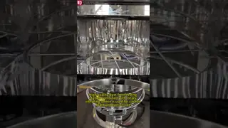 High quality dust-free feeding station combined with rotary vibrating screen