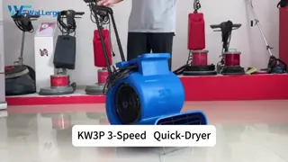 KW3P 3-Speed Commercial Floor Dryer | Powerful Airflow and Fast Drying