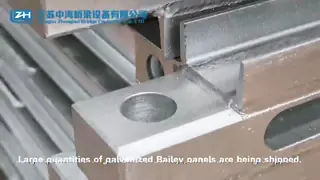 Galvanized Bailey sheets are being shipped in batches