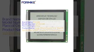 160x128 Graphic LCD Display T6963C Module Review
