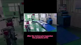 Cartesy centralized 2 wheeled motorcycle test line video