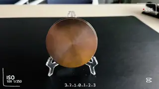 Dental Titanium Disc - 360° Product View and Dental Material Overview