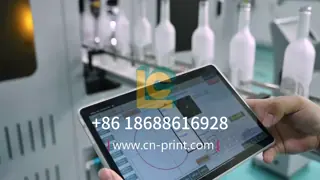 Automatic CCD Screen Printing Machine for Wine Bottles