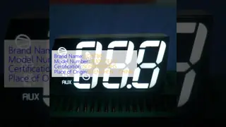 Custom Green LED Display for Precise Cooling Control