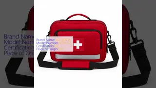 Portable First Aid Kit Bag for Travel and Home Safety