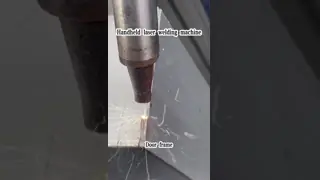 Metal Door Frames Are Precisely Welded with a Handheld Laser Welding Machine