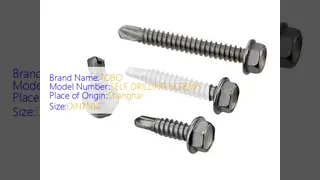 TOBO Self Drilling Hex Screws for Steel Construction