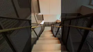 Crimped Woven Metal Mesh Stair Architectural Mesh Decorative Mesh Staircase Guardrail