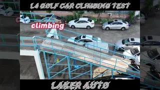 Luxury L4 Golf Cart Climbing test