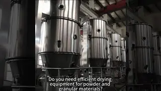 Fluid Bed Dryer Granulator Uniform Granule Solution