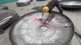 Welding Gap Stailess Steel Dished Tank Heads with ASME Certificates