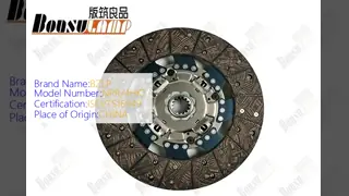 Isuzu 4HK1 Clutch Disc Replacement for NPR NQR Trucks