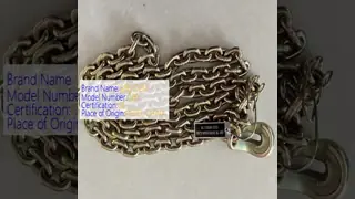 G80 Alloy Steel Chain Sling Heavy Duty Tow and Lashing