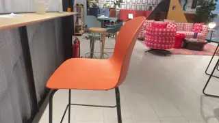 Modern Stackable Bar Stool for Cafes and Commercial Spaces