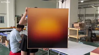 Sunset Horizon Backlit Acrylic LED Wall Art - App & Knob Dimming