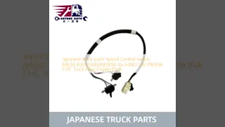 HINO 700 Speed Control Switch 84630E0050 Reliable Parts
