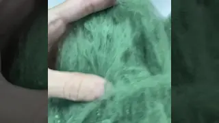 High quality virgin green flame retardant polyester fiber, can be used for yarn, fire retardant fill