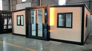 20ft Expandable Container House Modern Modular Cabin