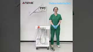 Portable Dental Unit with Butterfly LED Whitening Lamp Built In Air Compressor Ultrasonic Scaler LED