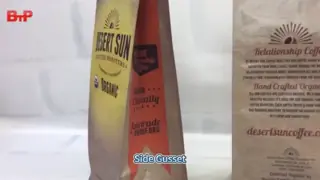 Custom Flat Bottom Coffee Bags High Barrier Packaging