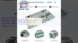 High Density Sliding Fiber Optic Patch Panel 1U ODF