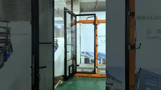 French Grid Design Australian Standard 100 Series Swing Door
