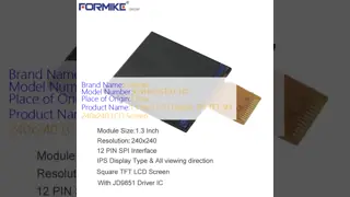 Compact IPS TFT LCD Module 240x240 SPI Display