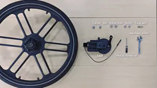 ABSS3716 Compact Rear Drum Brake Lock Installation