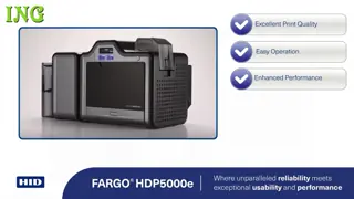 HID® FARGO® HDP5000e 300 dpi ID Card printer