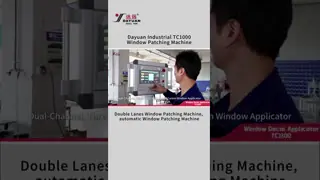 Double Lanes Window Patching Machine, automatic Window Patching Machine
