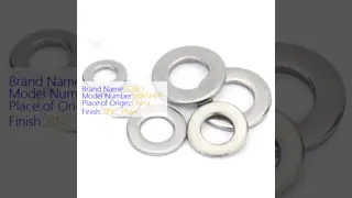 High Precision Flat Washers DIN125 GB97 Industrial Grade