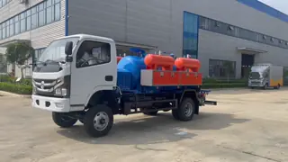 Dongfeng 5m3 Multi-functional Cleaning Sewer Truck Waste Water Suction Diesel Engine Truck